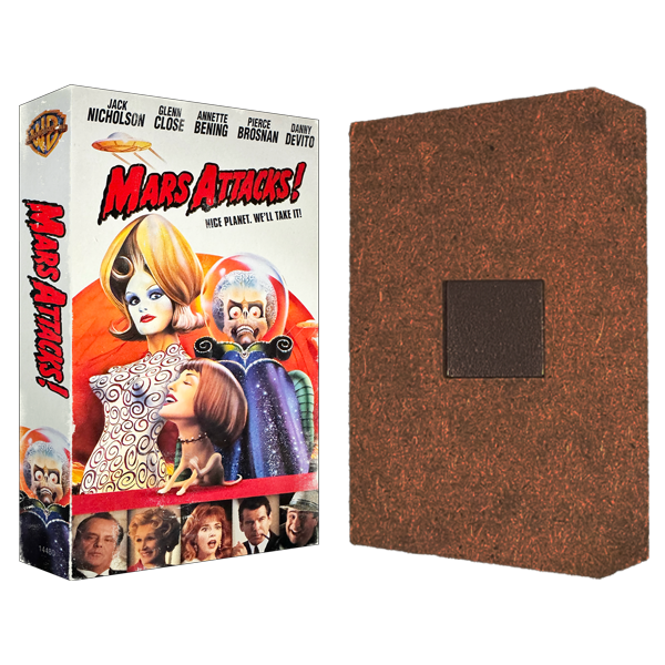 Mars Attacks! Mini VHS Magnet – UNMASKED