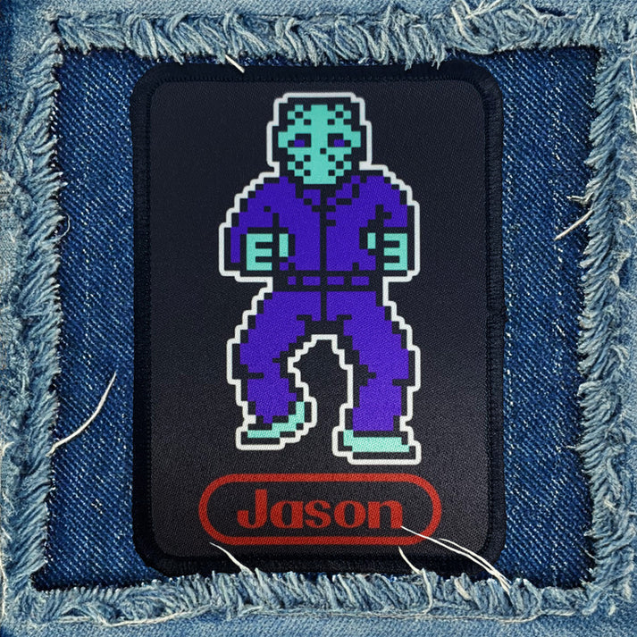 8-bit Jason Iron-On Patch – UNMASKED