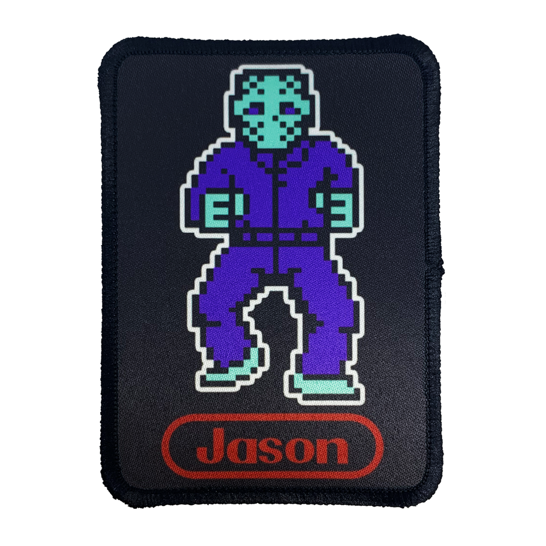 8-bit Jason Iron-On Patch – UNMASKED