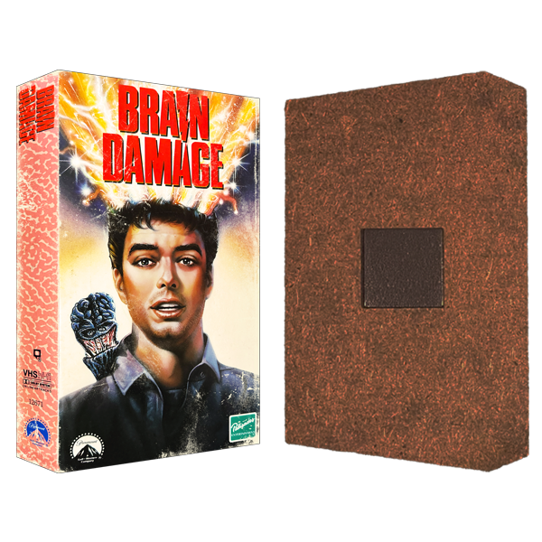 Brain Damage Mini VHS Magnet – UNMASKED