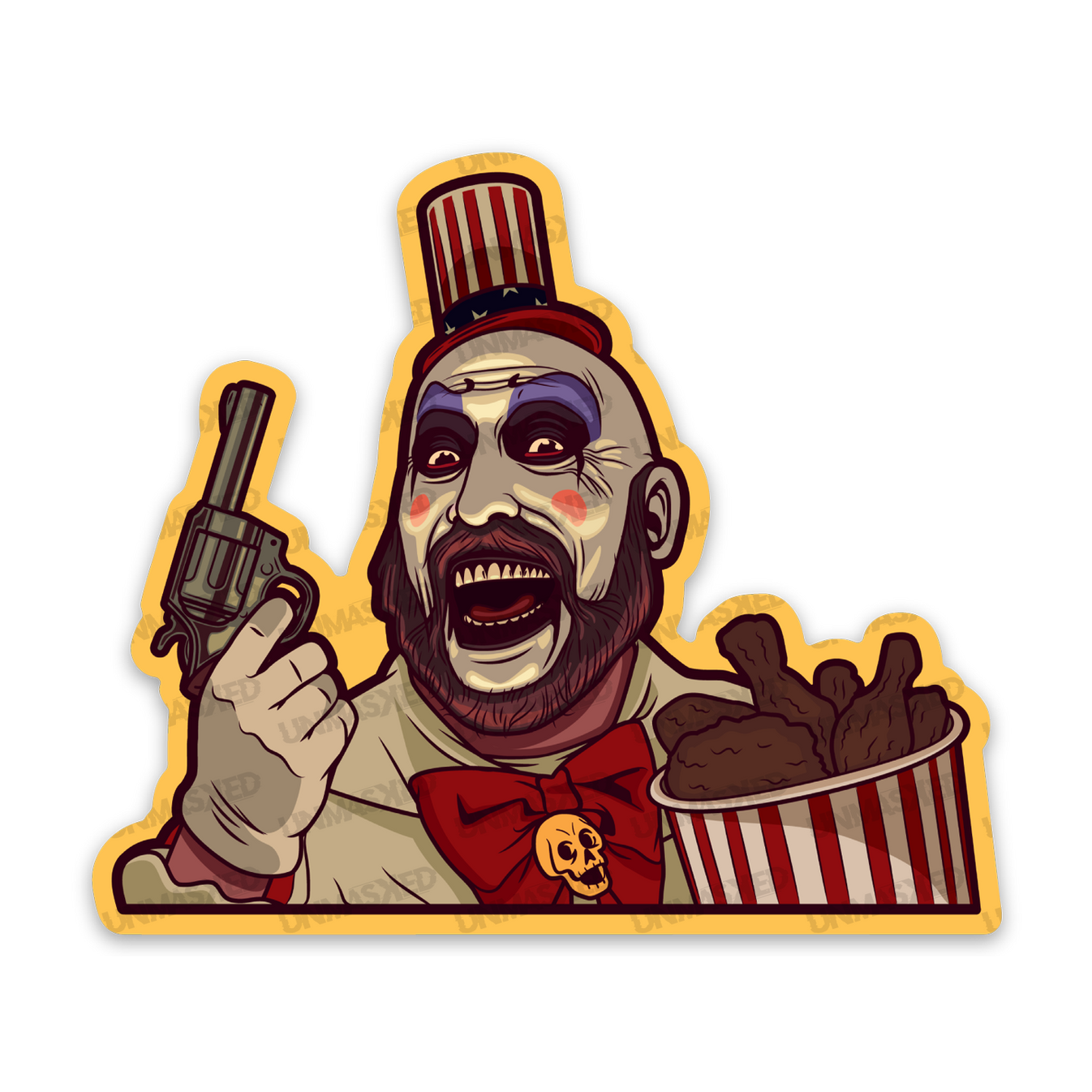Captain Spaulding Sticker – UNMASKED