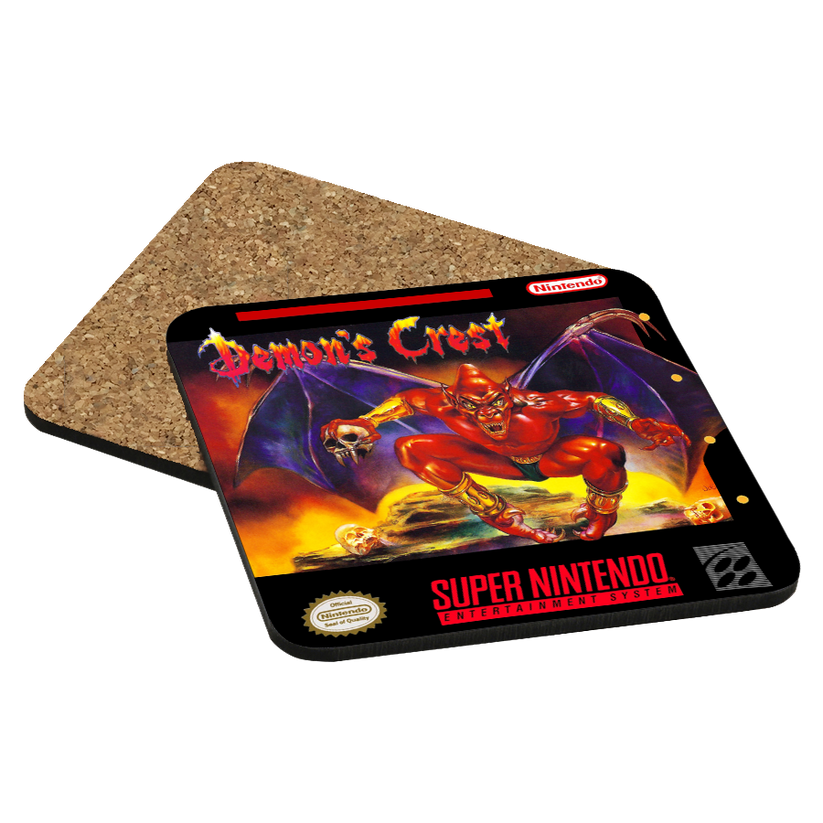 Demon's Crest SNES Drink Coaster – UNMASKED