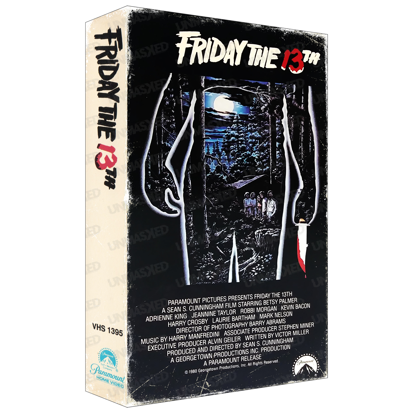 Friday the 13th Supersized VHS Wall Art – UNMASKED