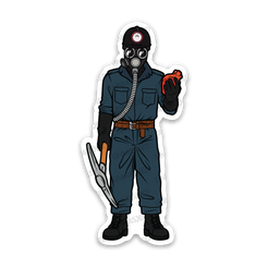 Harry Warden Sticker – UNMASKED
