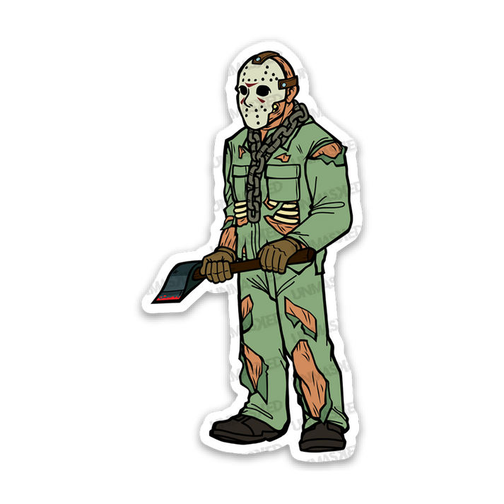 Jason Voorhees Part 7 Sticker – UNMASKED