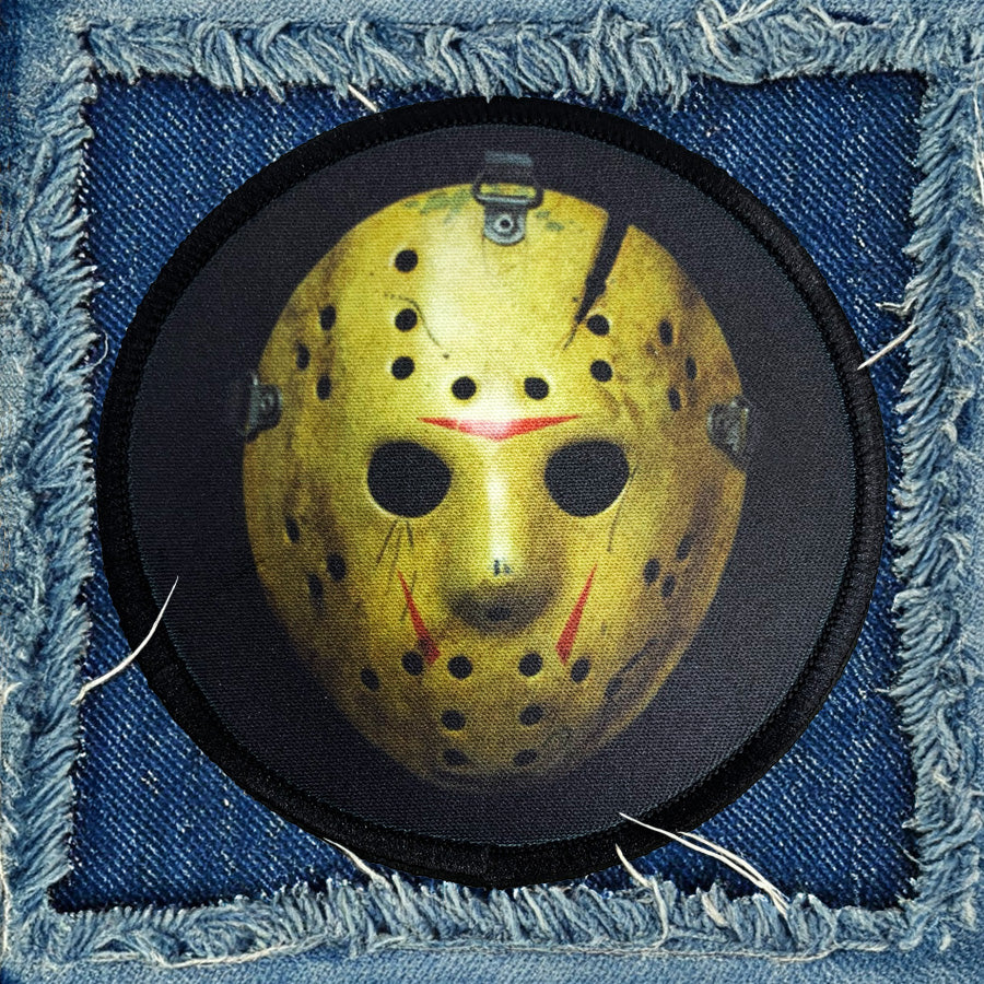 Friday the 13th Part 8 Jason Hockey Mask Iron-On Patch – UNMASKED