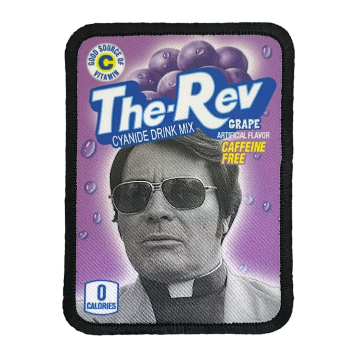 Jim Jones Iron-On Patch – UNMASKED