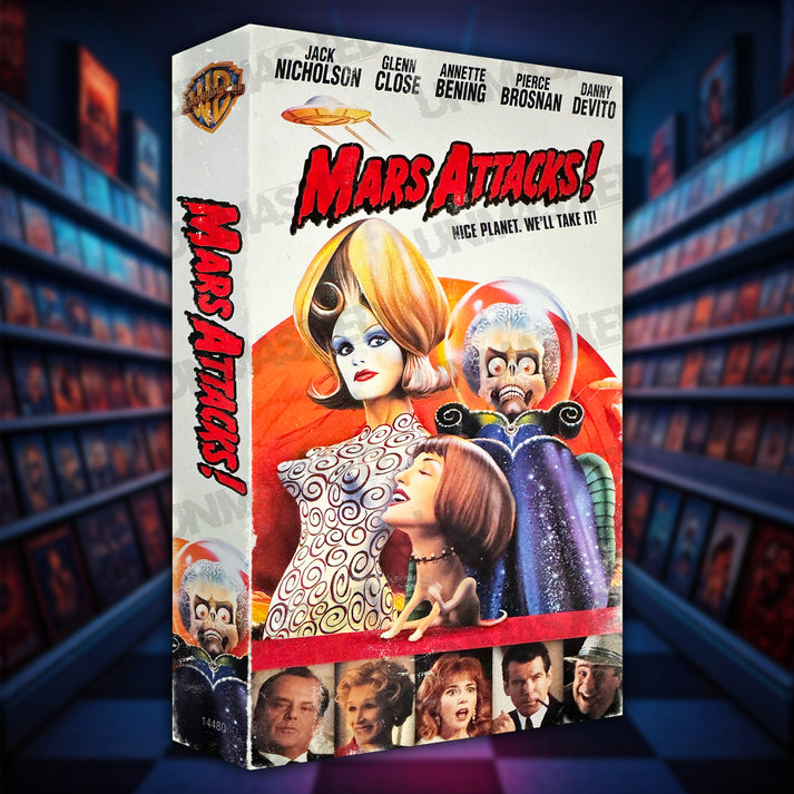 Mars Attacks! Supersized VHS Wall Art – UNMASKED