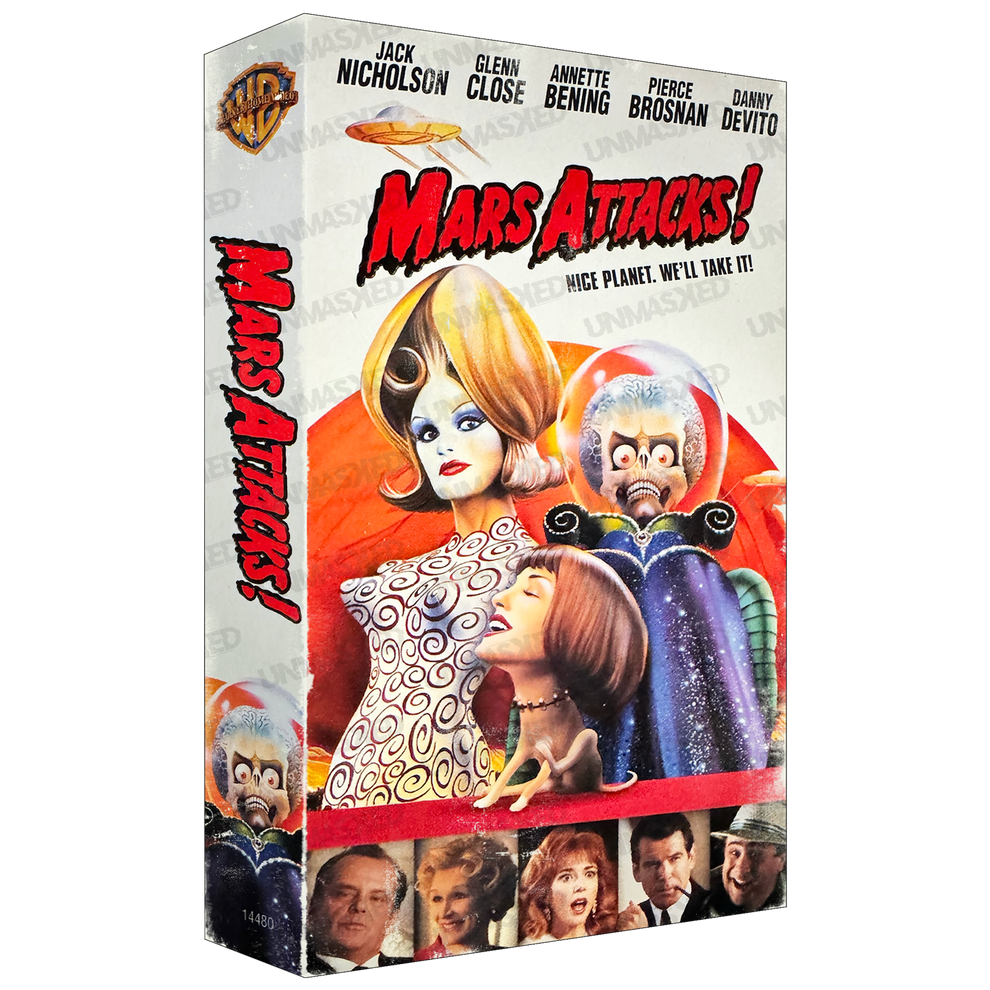 Mars Attacks! Supersized VHS Wall Art – UNMASKED