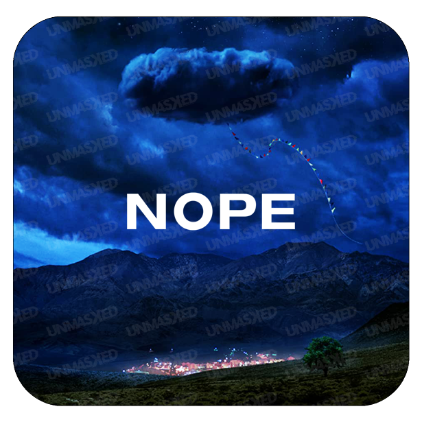 Nope Drink Coaster – UNMASKED