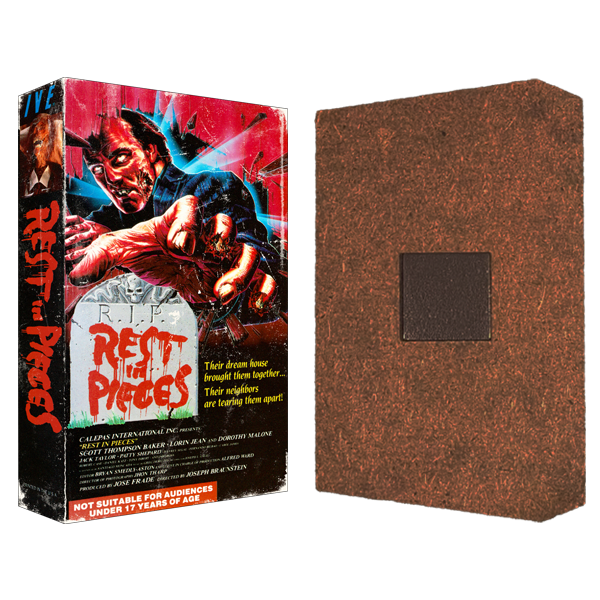 Rest in Pieces Mini VHS Magnet – UNMASKED