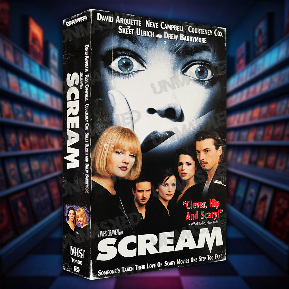 Scream Supersized VHS Wall Art – UNMASKED