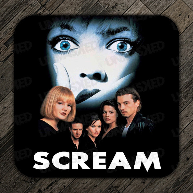 Scream Drink Coaster – UNMASKED