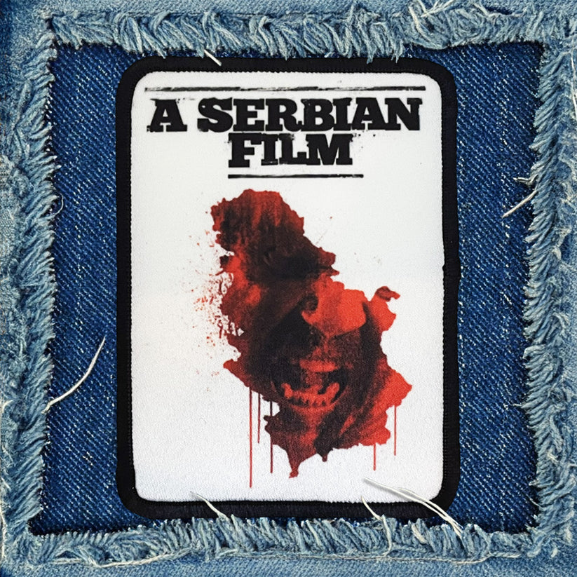 A Serbian Film Iron-On Patch – UNMASKED