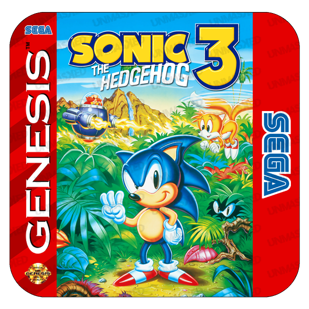 Sonic the Hedgehog 3 Genesis Drink Coaster – UNMASKED