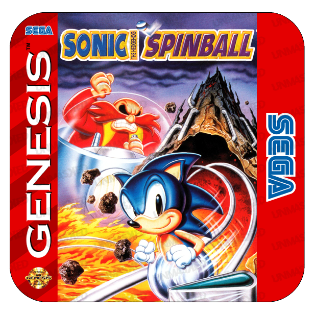 Sonic Spinball Genesis Drink Coaster – UNMASKED