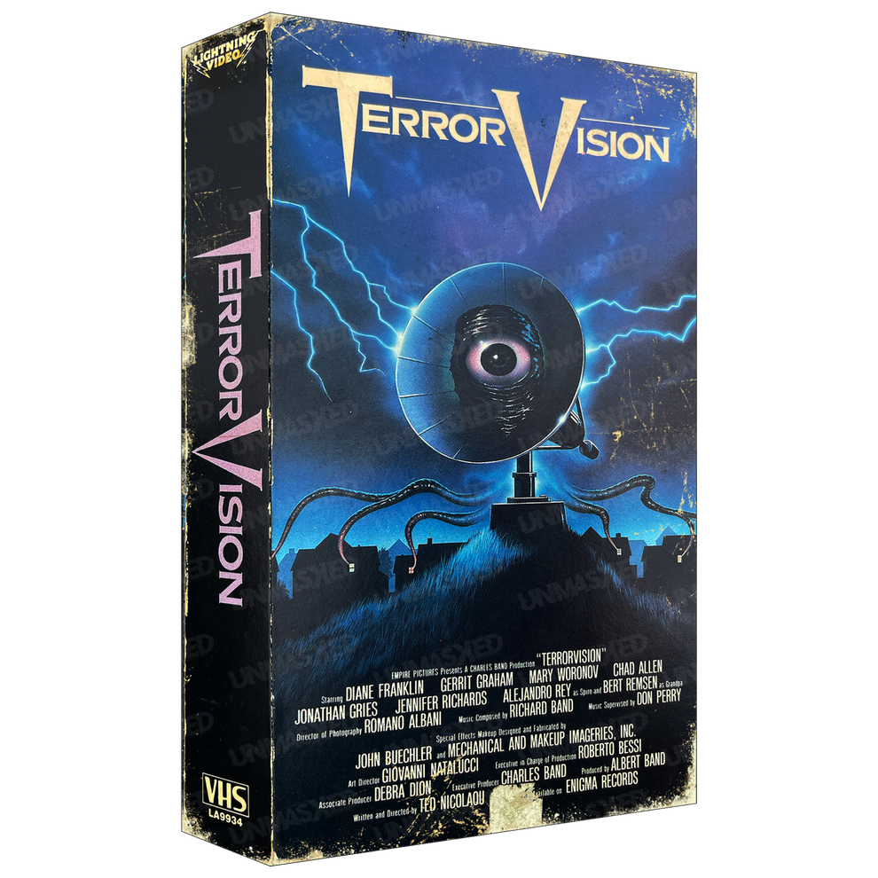 TerrorVision Supersized VHS Wall Art – UNMASKED